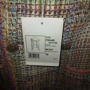 CHANEL | Jackets & Coats | Chanel Over The Shoulder Jacket Multi Colors ...